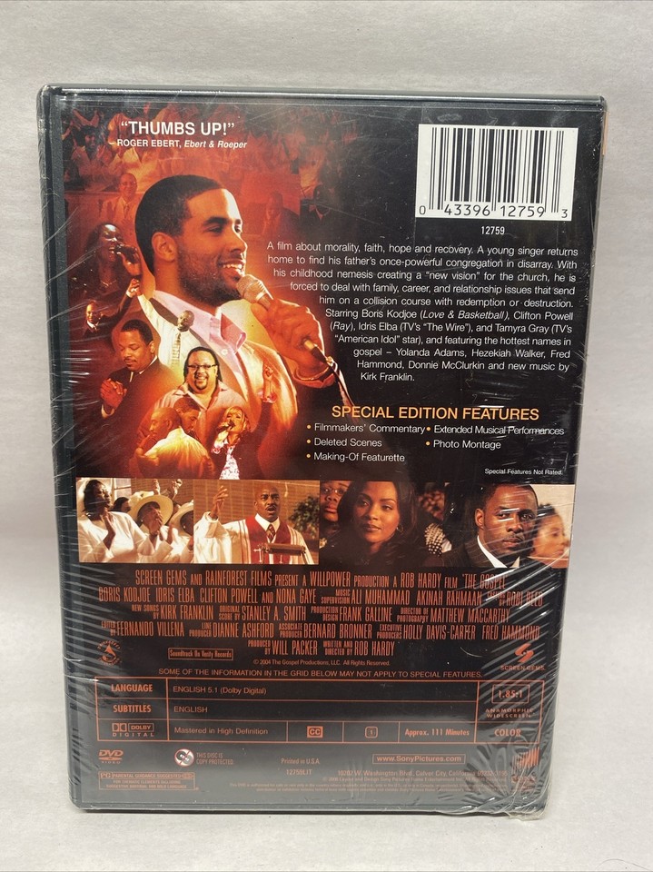 The Gospel - DVD - Pre-viewed Blockbuster Sealed | eBay