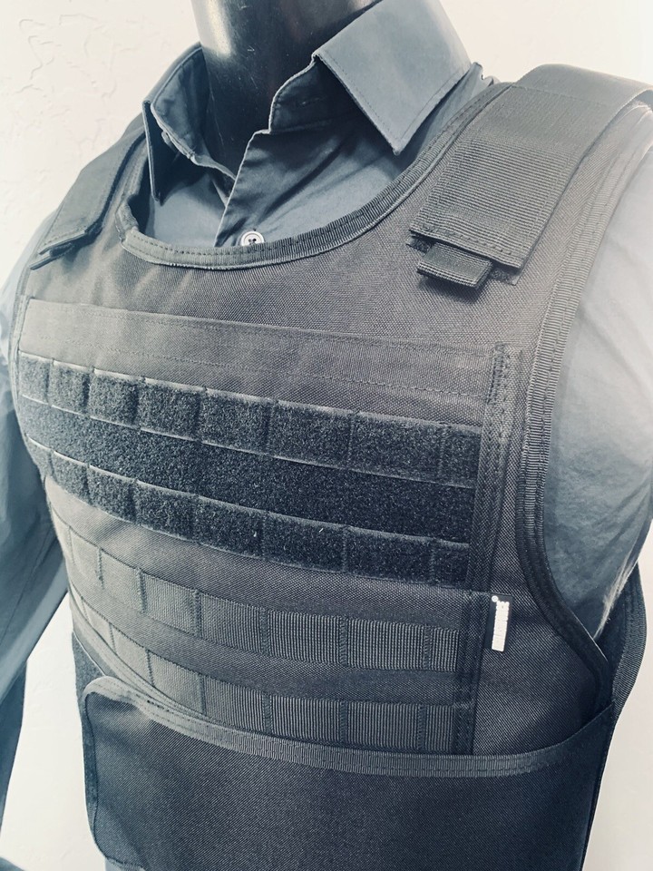 BULLETPROOF Vest Body Armor Carrier AR600 Rifle 3+ Plate 3A soft plate ...