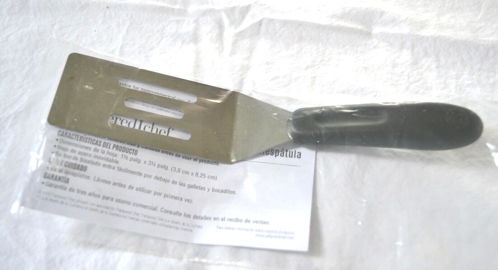 Pampered Chef MINI SERVING SPATULA - Stainless Steel Beveled Blade ...