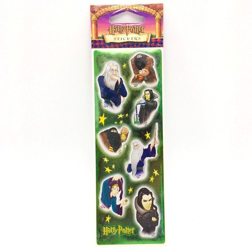 Harry Potter Stickers 2 Professor Dumbledore Hagrid Snape Quarrel 2001 ...