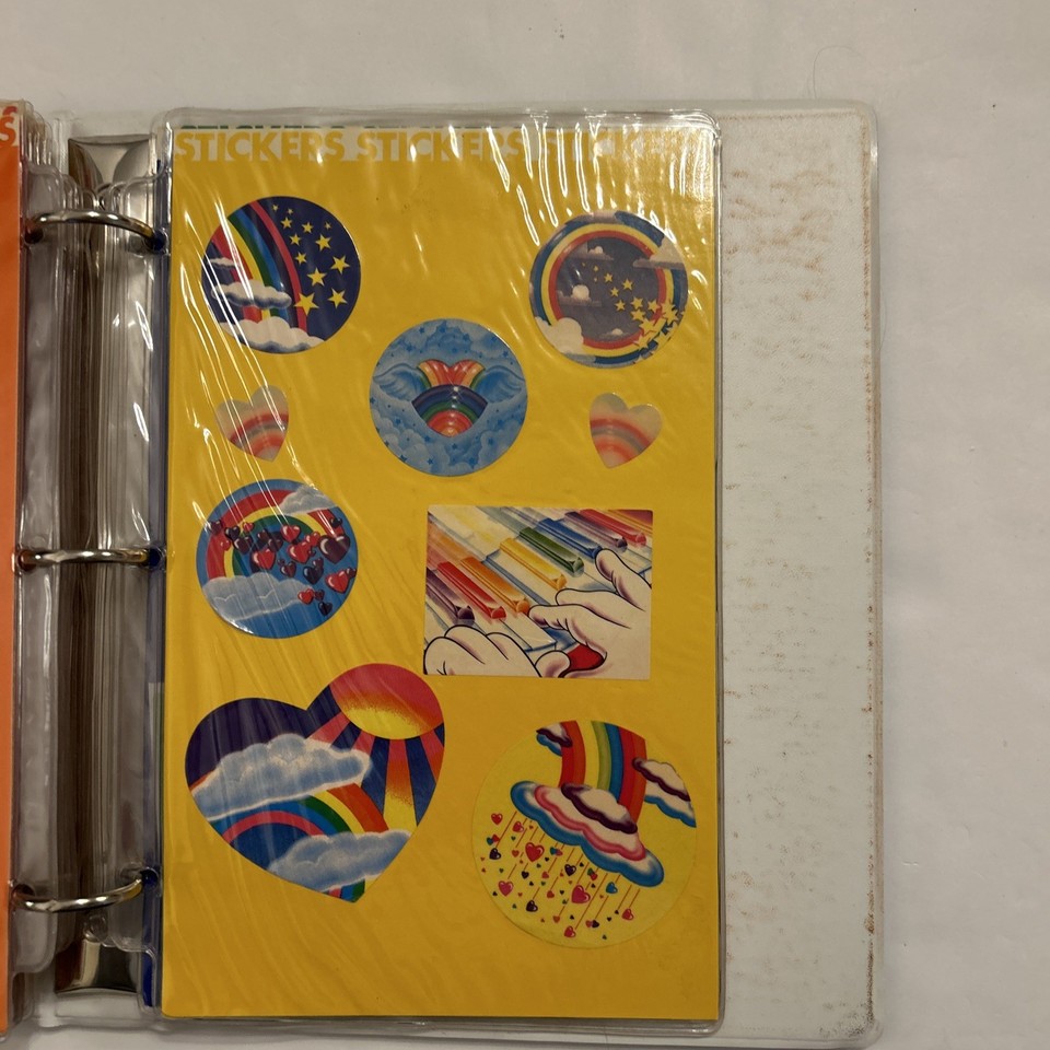 Vintage Sticker Collection Album Book- Must See Rare Colorful HUGE | eBay