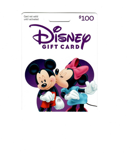 DISNEY Minnie Kissing Mickey GIFT CARD NEW ZERO BALANCE | eBay