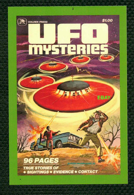 POSTCARD Print / Pulp Fiction / UFO Mysteries, 1976 | eBay