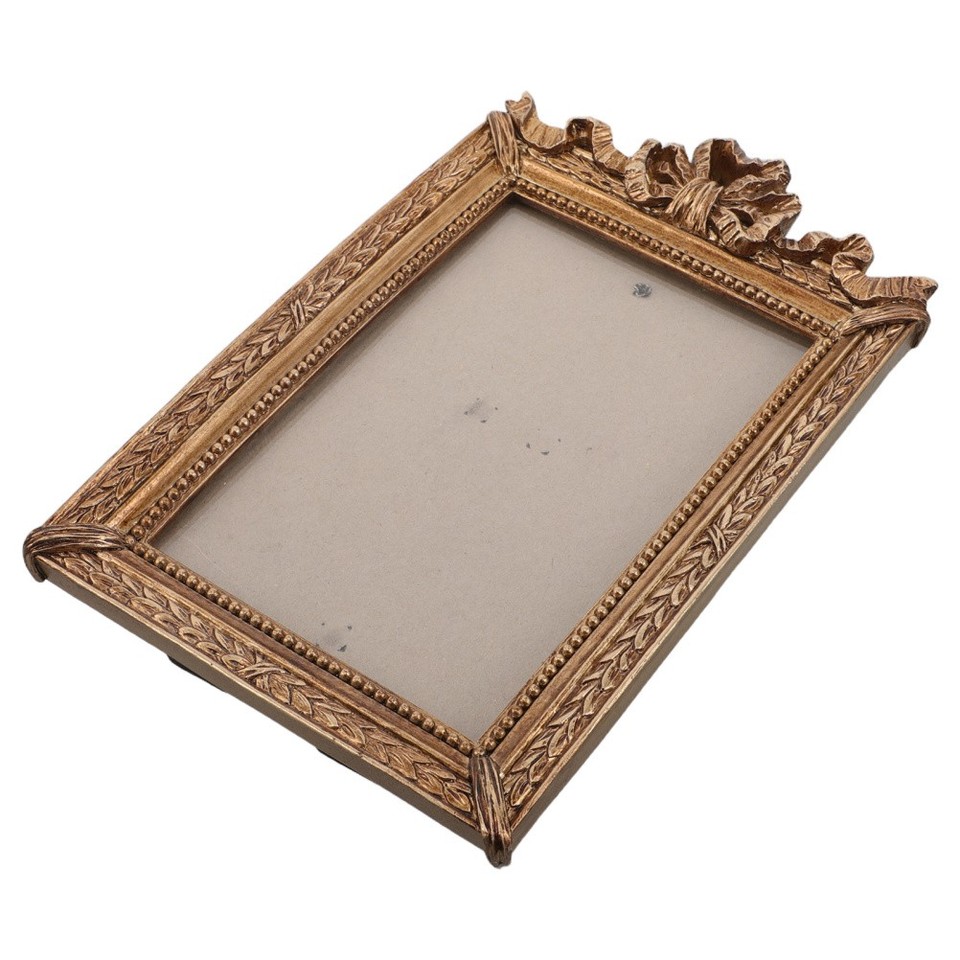 Gold Photo Frame Wall Decorations for Living Room Bow Picture Home ...