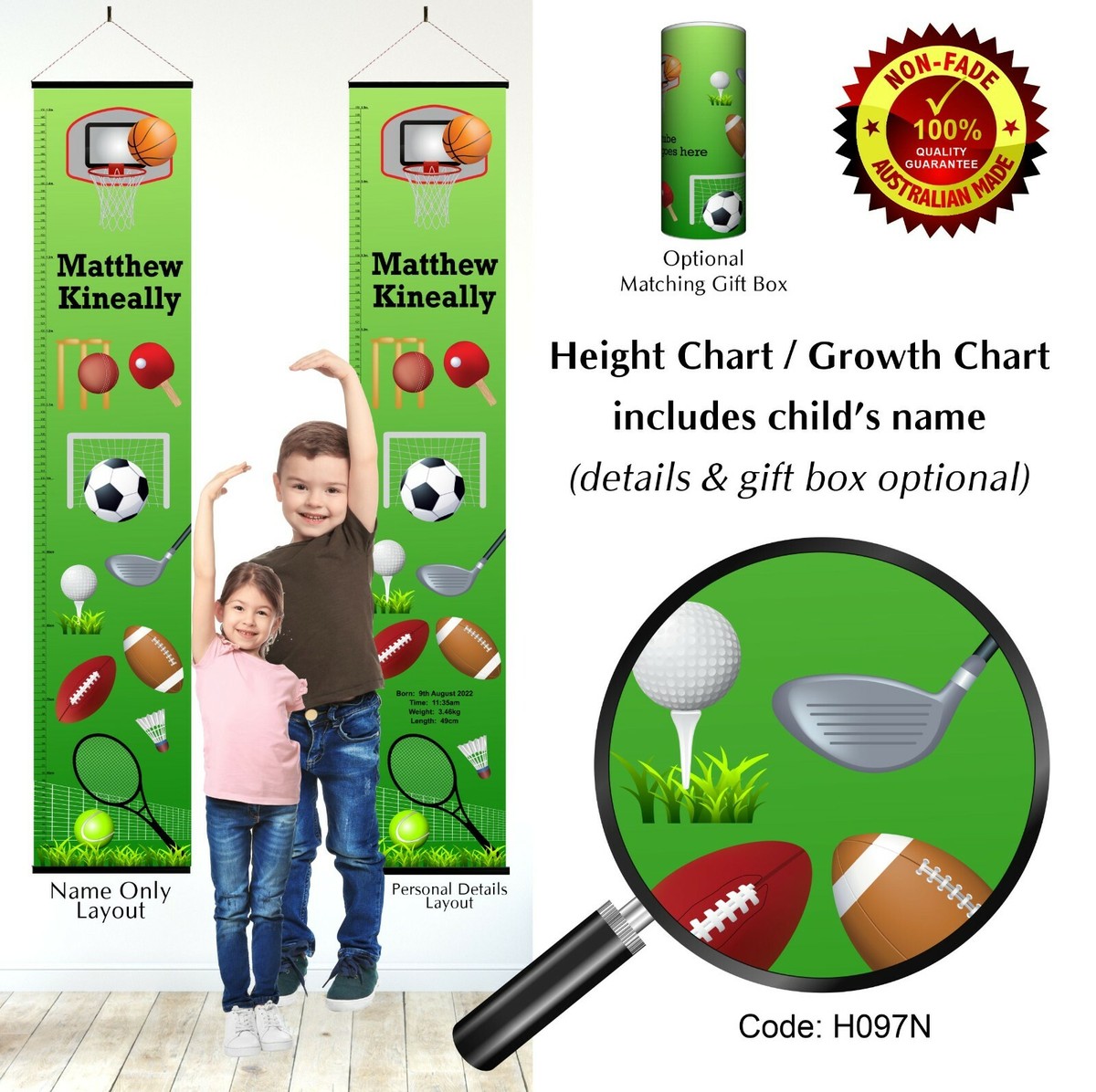 Sports Growth Chart Girls Cute Purple Metric Sports Growth Chart