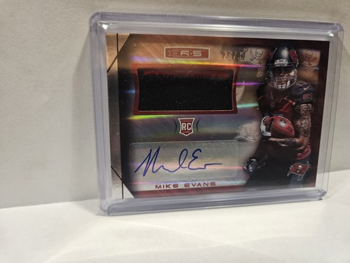 Mike Evans 26/32 Rookie Auto 2014 Panini Rookies & Stars Worn Patch Rc ...
