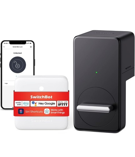 SwitchBot Wi-Fi Smart Lock, Keyless Entry Door Lock, Smart Door Lock Front Door, 850037096343| eBay