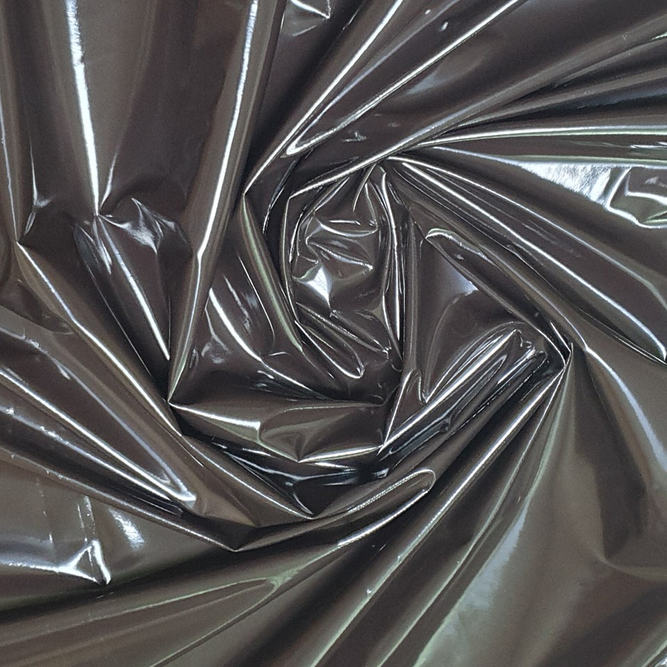 SHINY HIGH GLOSS PVC STRETCH RUBBER VINYL PLEATHER GOTH FETISH CLOTH ...