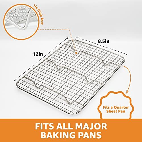 Heavy Duty Cooling Rack For Cooking And Baking Rust Resistant Oven Rack ...
