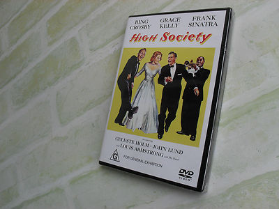 HIGH SOCIETY 1956 - BING CROSBY / GRACE KELLY - REGION 4 PAL DVD - NEW ...