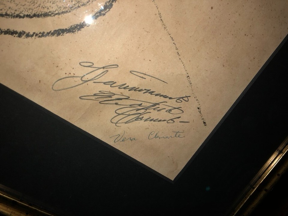 ROBERTO CLEMENTE SIGNED 7/24/1970 CLEMENTE NIGHT POSTER AUTOGRAPH PSA ...