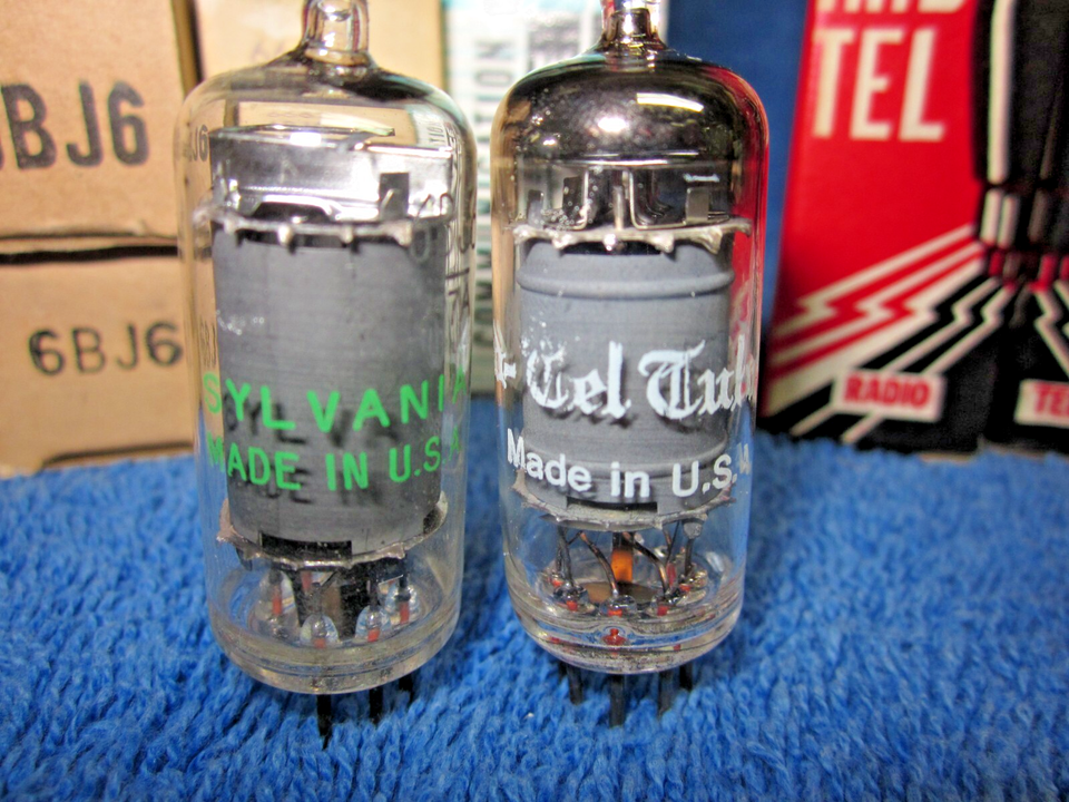 NIB 11pcs 6BJ6/6662 Pentode Radio Audio RF Tubes Sylvania Rad-Tel GE ...