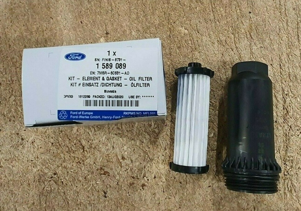 Genuine Ford Focus C-Max Kuga Mondeo Auto Gearbox PowerShift Oil Filter ...