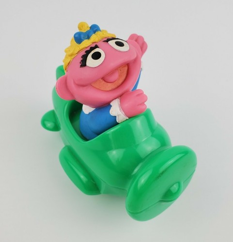 Sesame Street Babies Prairie Dawn Pink Girl Plastic Figure Toy Green ...