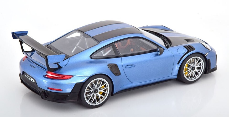 GT Spirit Porsche 911 (991/2) GT2 RS 2021 Light Blue met- Carbon LE1999 ...