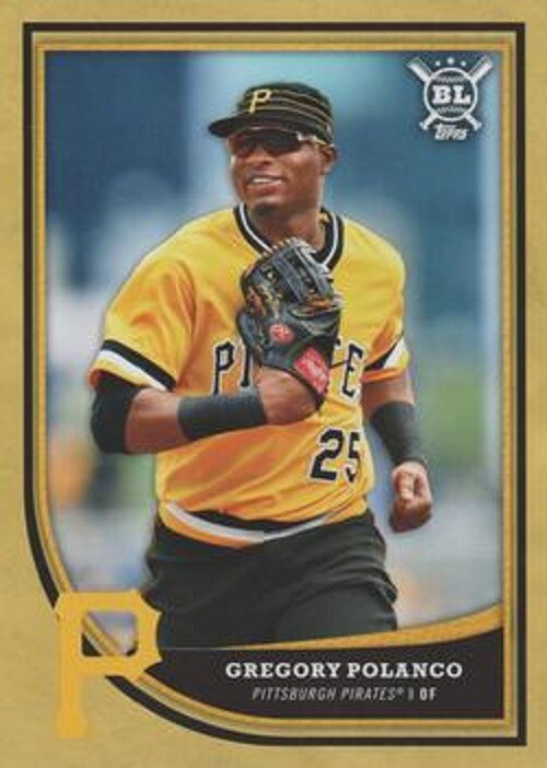 Gregory Polanco Pittsburgh Pirates 2018 Topps Big League Baseball Gold ...