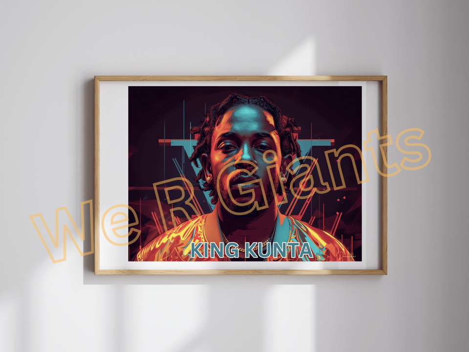 Kendrick Lamar King Kunta Poster 24x18 Print Kendrick Art By Denardai ...