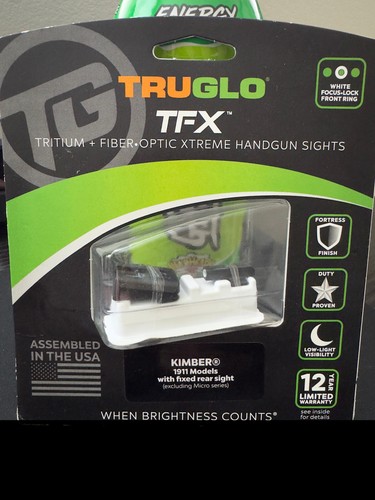 TRUGLO TFX - KIMBER 1911 Models with fixed rear sight. (TG-TG13KM1A) | eBay