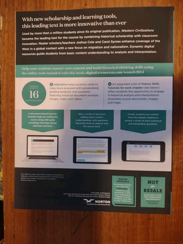 Western Civilizations 20e Volumes 1 & 2 Joshua Cole Carol Symes 2020 ...