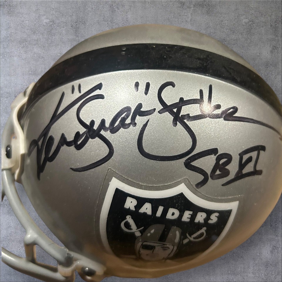 Ken Snake Stabler Super Bowl Signed Oakland Raiders Mini Helmet ...