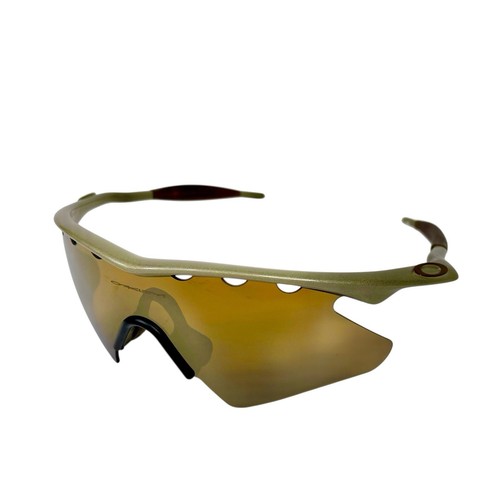 Oakley Pro M Frame Metallic Sand w/Heater Gold Iridium Lenses | eBay