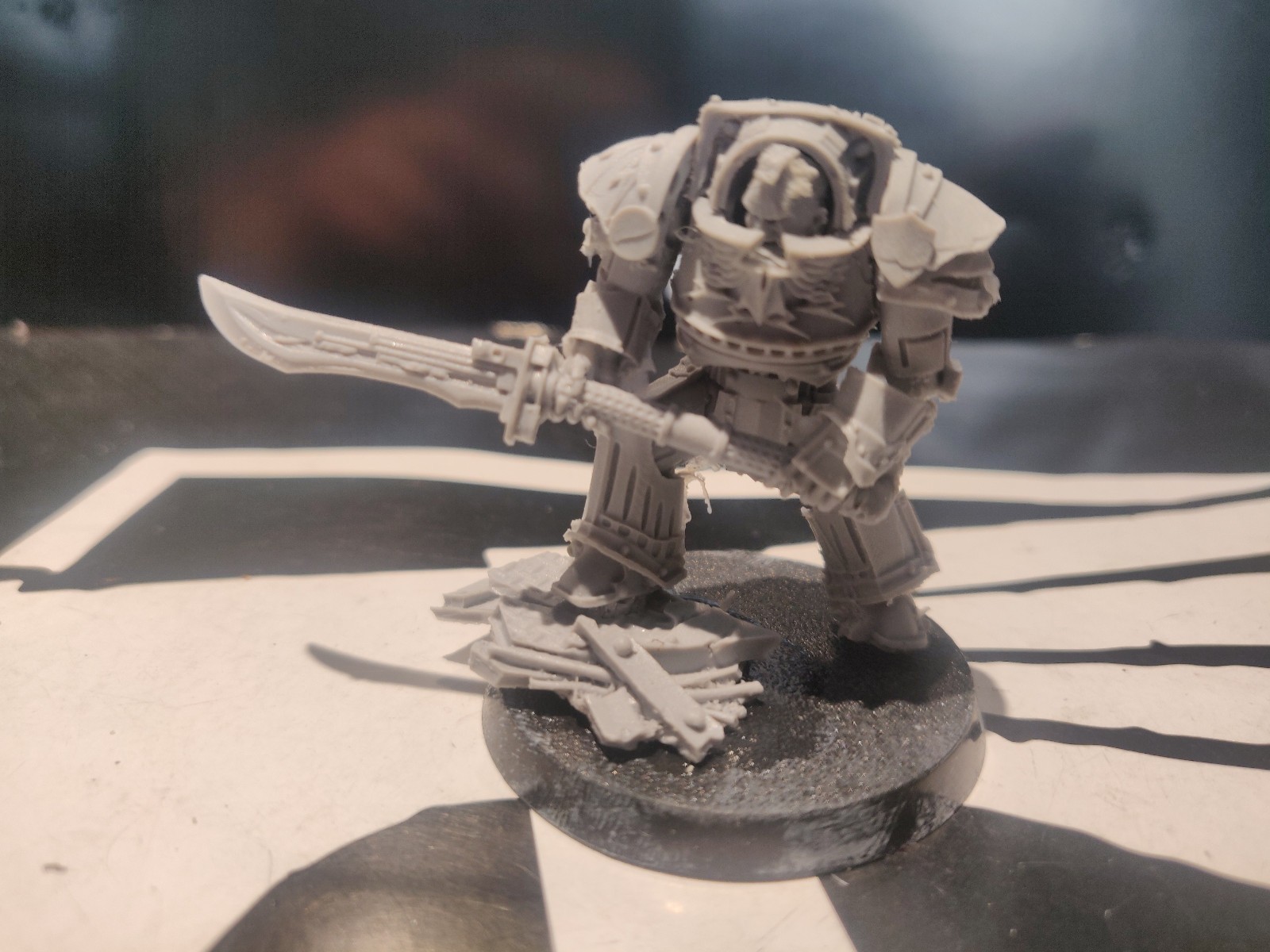 Horus Heresy Warhammer 30k Praetor in Tartaros Armour Limited | eBay