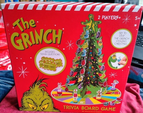 The Grinch Trivia Board Game Christmas Family Fun Party Games New ...