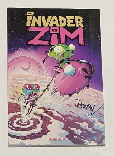 Jhonen Vasquez Signed Autographed Invader Zim Comic Book Volume 8 | eBay