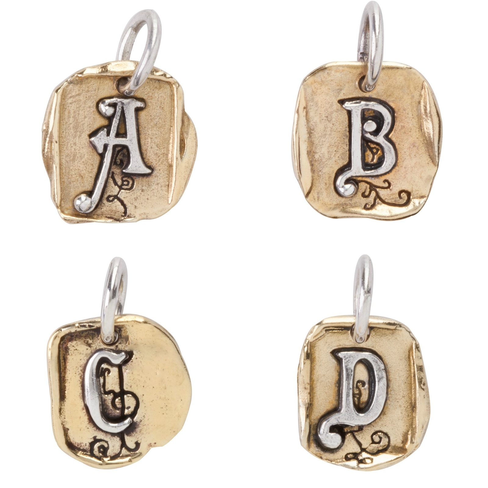 Waxing Poetic Gothic Insignia Pendant / Charm ~ Sterling Silver ~ Free ...