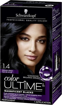 Midnight Black Hair Color