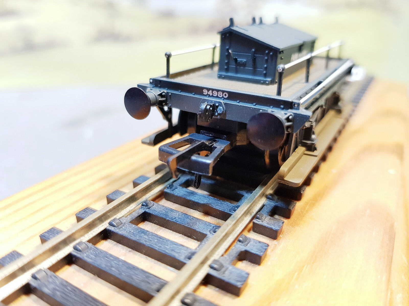 OO Gauge Bachmann 38-676A GWR Shunters Truck GWR Grey Wagon for sale ...