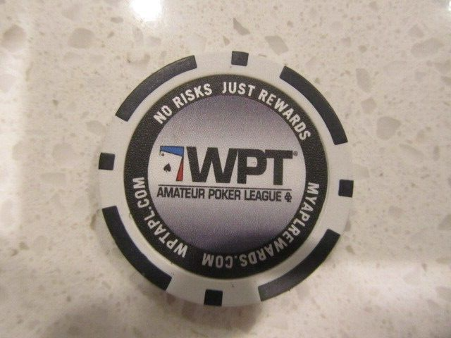 $100 WPT World Poker Tour Casino Chip Black NCV + FREE Las Vegas Poker ...
