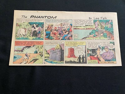 #16 THE PHANTOM By Lee Falk Lot of 51 Sunday Third Page Comic Strips ...