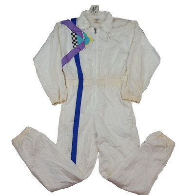 Vintage 80s Sergio Tacchini Track Suit Size 8 Retro Colorblock Racing ...