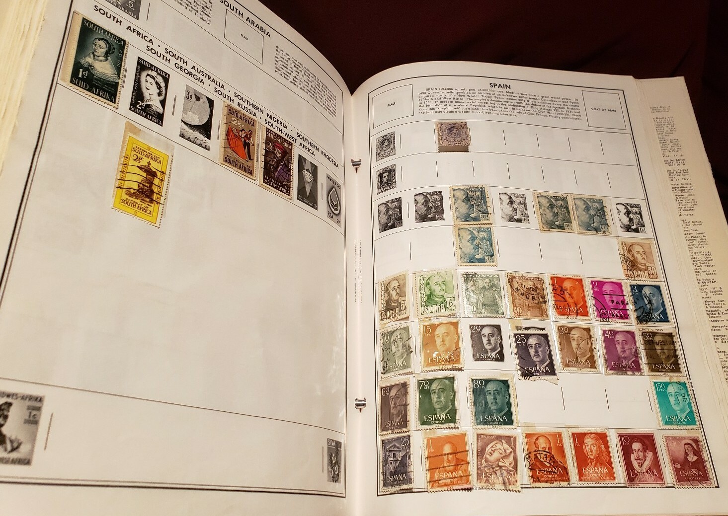 Harris Traveler World Stamp Album Stamps Over 1000 Stamps Postage ...