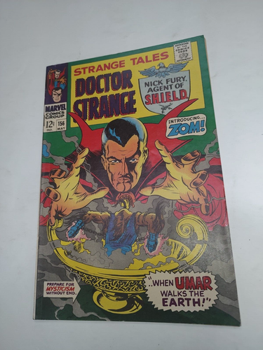 STRANGE TALES#156(1967)1st ZOM~UMAR~DR.STRANGE~JIM STERANKO~MARIE ...