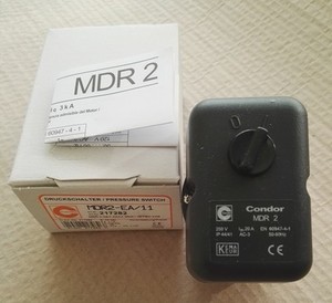 Condor Pressure Switch MDR 2/11 for compressor, Max. Pressure 11 Bar ...
