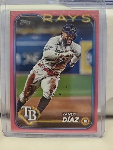2024 Topps Chrome Yandy Diaz Pink /50 #107 | eBay