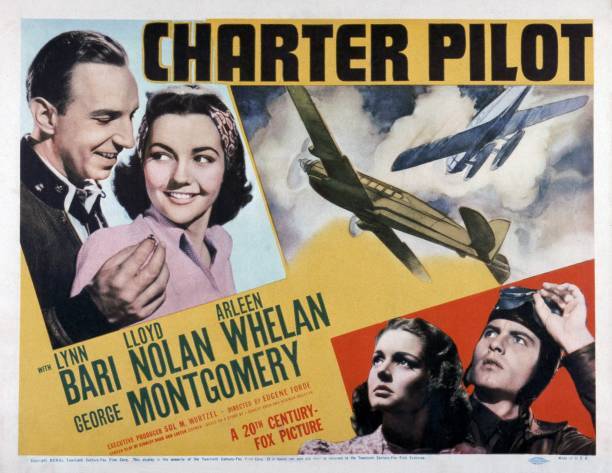 Charter Pilot Lobby Card Lloyd Nolan Lynn Bari Arleen Whalen G- 1940 ...