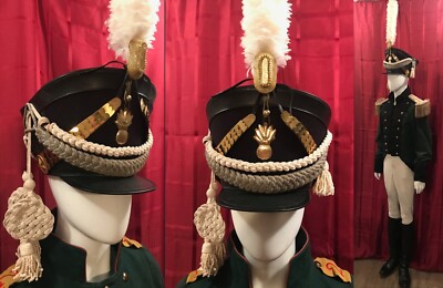 Old Movie costume Russian Commander Hat Napoleonic War Jaegars Uniform ...