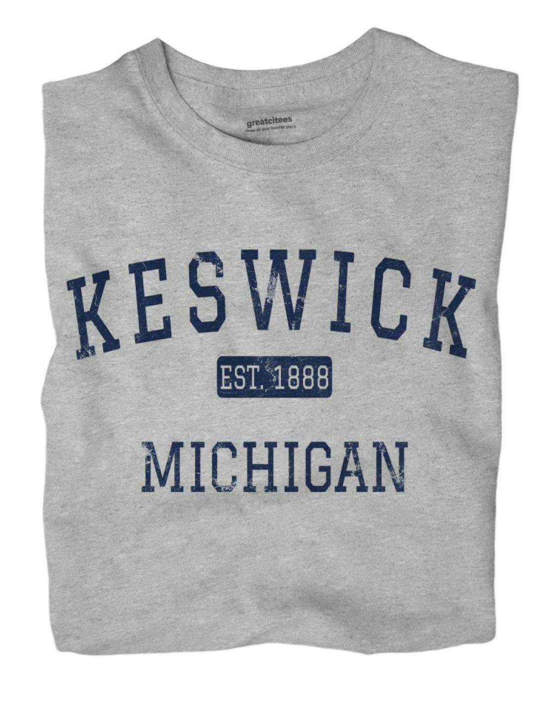 Keswick Michigan MI T-Shirt EST | eBay