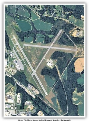 Henry Tift Myers Airport United States of America Airport Postcard ...