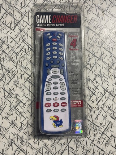 Game Changer Universal TV Remote Control - KU Kansas Jayhawks ESPN ...