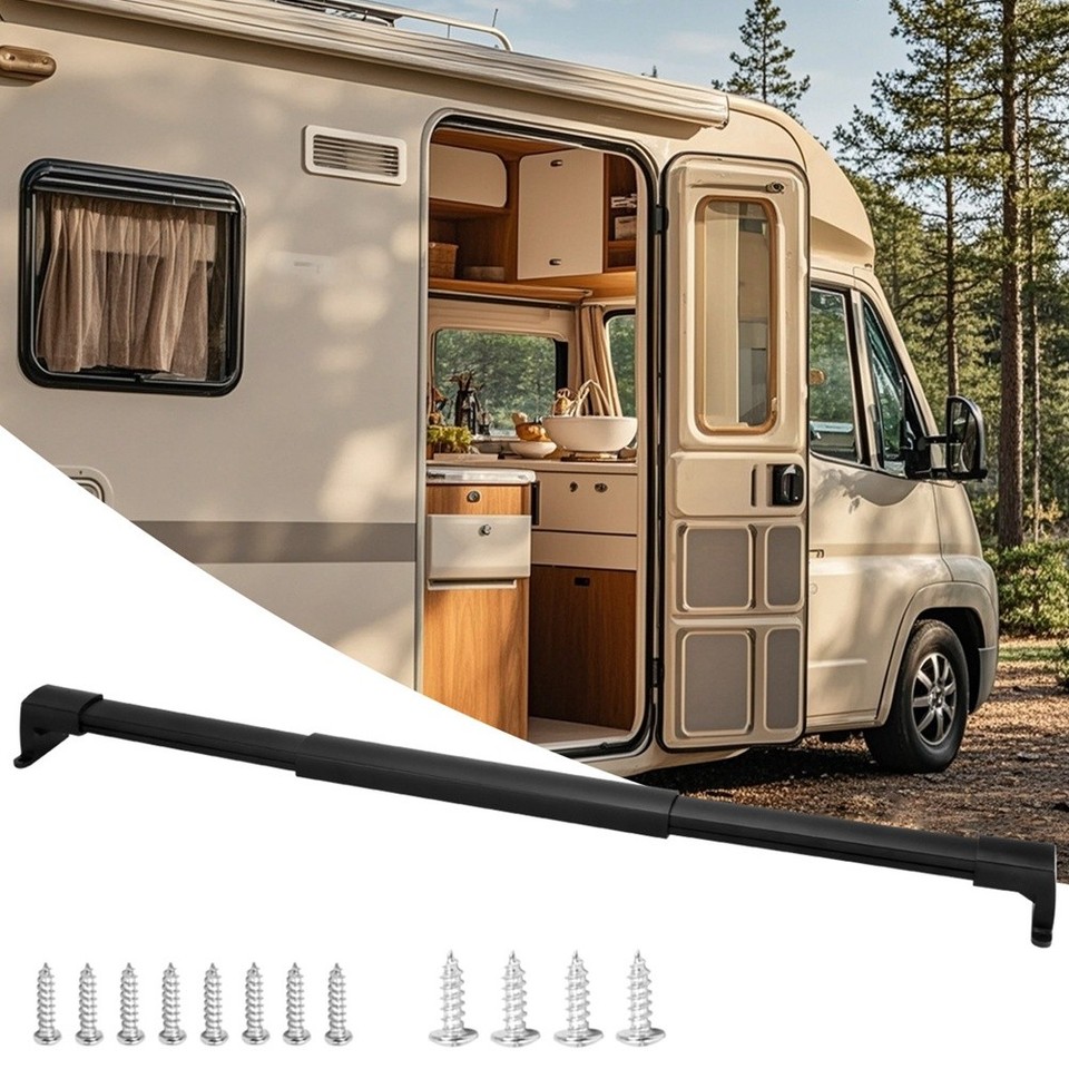 RV Screen Door Handle Grab Bar RV Door Crossbar Aluminum Crossbar for ...