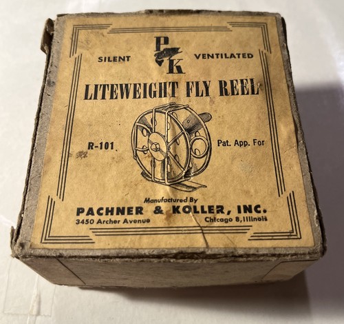 Vintage HTF Green P&K #101 Fly Fishing Reel! Pachner & Keller Chicago ...