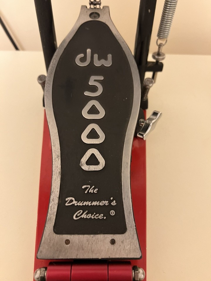 DW 5000 Accelerator Single Bass Drum Pedal - Double Chain | eBay UK
