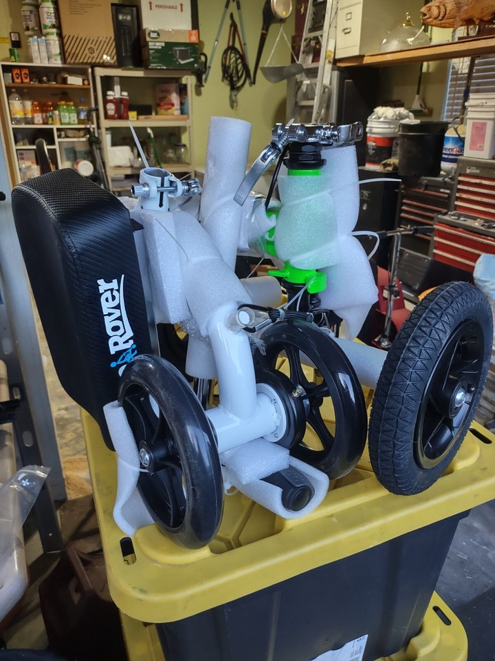 Knee Rover Go Hybrid- compact knee scooter with all-terrain wheels w ...