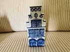 Old Vtg Delft Blue Handpainted Building LOT Clothing Store Bakery Dutch ...