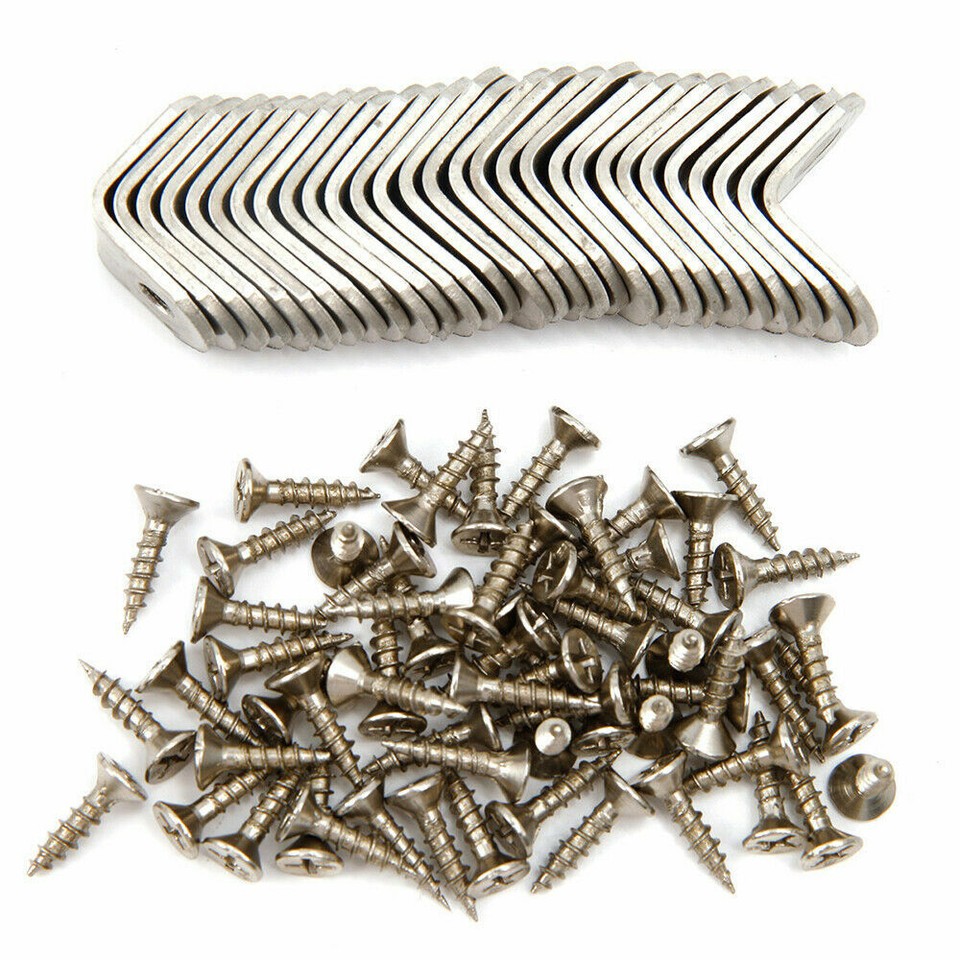 Small L Brackets Corner Braces Right Angle Brackets Stainless Steel ...