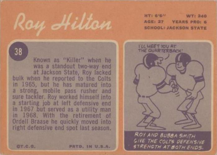 1970 Topps Roy Hilton #38 for sale | eBay